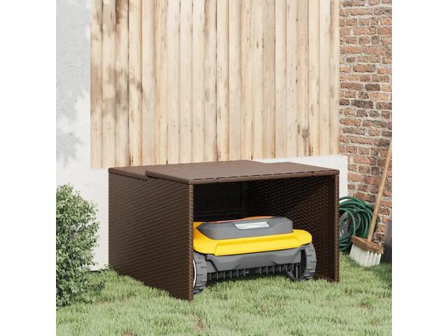 Click here for vidaXL Robot Mower Garage Brown 33.9x35.4x20.5/22.... prices
