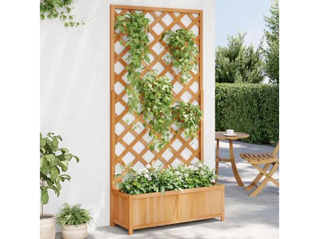 Click here for vidaXL Planter Brown Solid fir wood 35.4 in x 13.8... prices