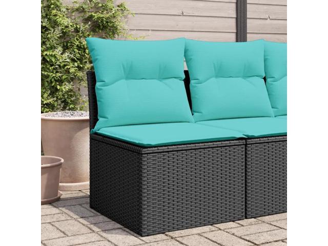 Click here for vidaXL Garden Chair Black and Blue - Black prices