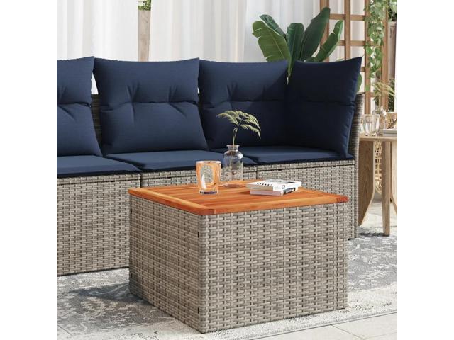 Click here for vidaXL Garden Table Grey and brown prices