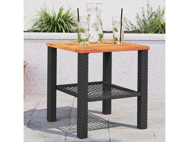 Click here for vidaXL Garden Table Black and Brown prices