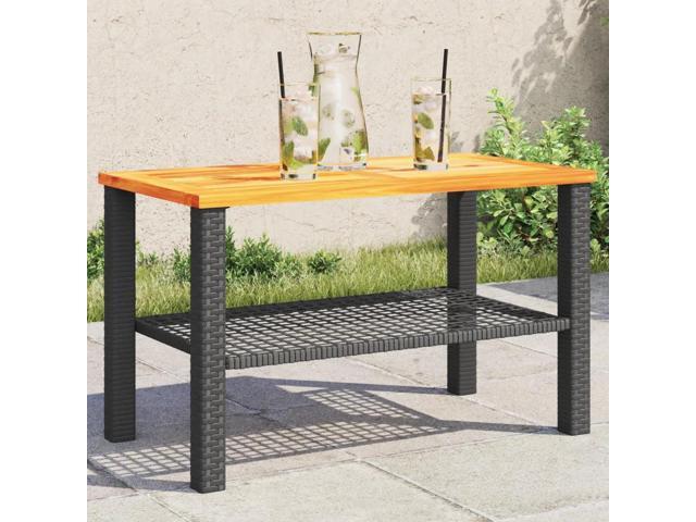 Click here for vidaXL Garden Table Black and Brown prices