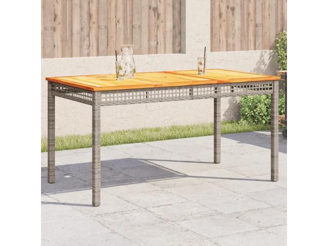 Click here for vidaXL Garden Table Grey and Brown prices