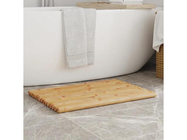 Click here for vidaXL Bath Mat Natural bamboo Bamboo 27.6 x 19.7... prices