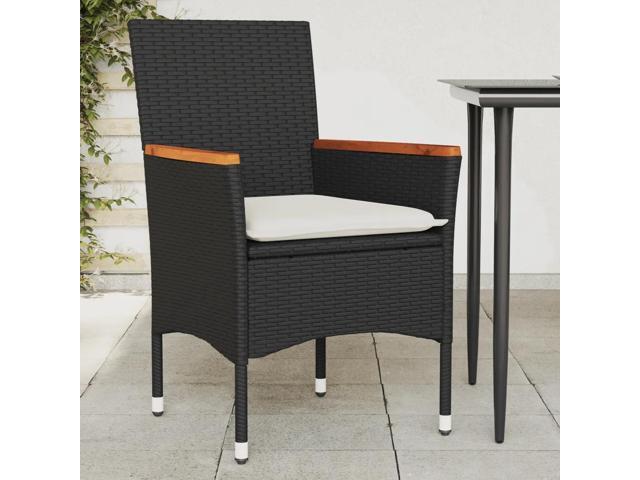 Click here for Garden Chair Black  Cream White prices