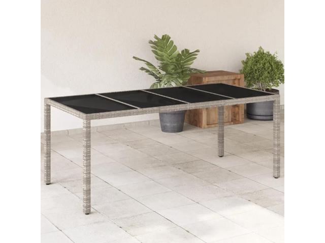 Click here for vidaXL Garden Table Set of 4 Light Grey prices