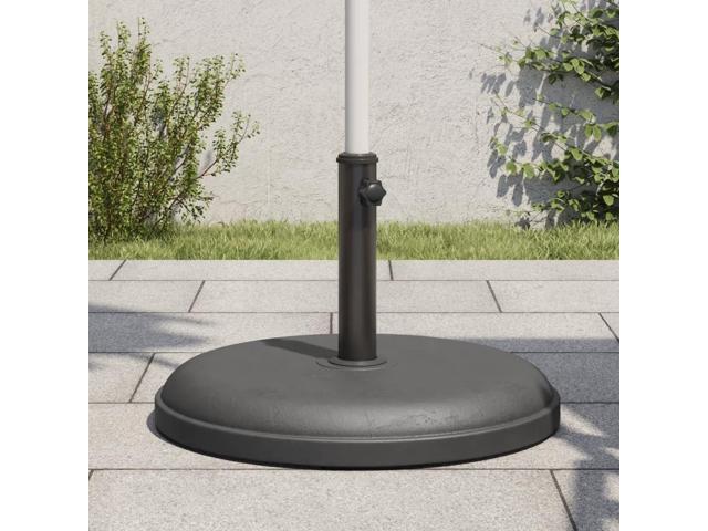 Click here for vidaXL Parasol Base Dark grey Plastic  concrete  I... prices