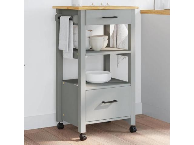 Click here for vidaXL Kitchen Trolley MONZA 18.9x15.7x34.8 Solid... prices