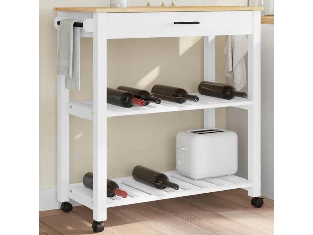 Click here for vidaXL Kitchen Trolley MONZA 33.1x15.7x34.8 Solid... prices