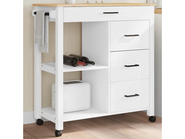 Click here for vidaXL Kitchen Trolley MONZA 33.1x15.7x34.8 Solid... prices