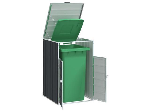 Click here for vidaXL Wheelie Bin Storage for Single Bin Anthraci... prices