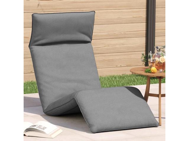 Click here for vidaXL Sun Lounger Grey Oxford fabric (100 polyest... prices