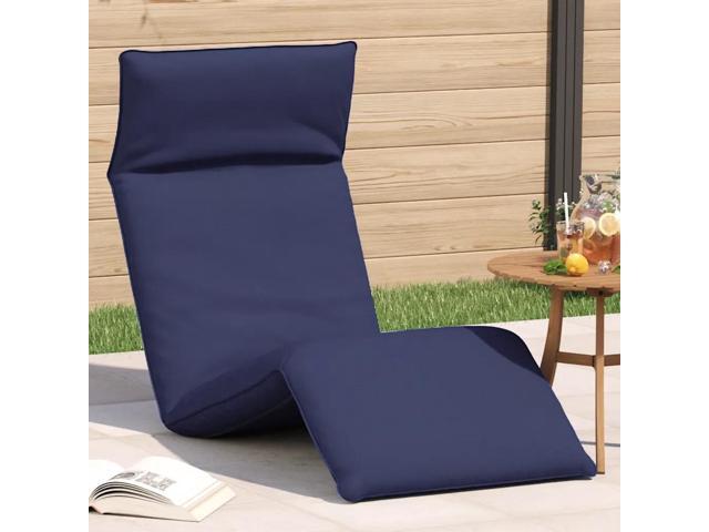 Click here for vidaXL Folding Sun lounger Navy Blue 175x54x8 5 cm... prices
