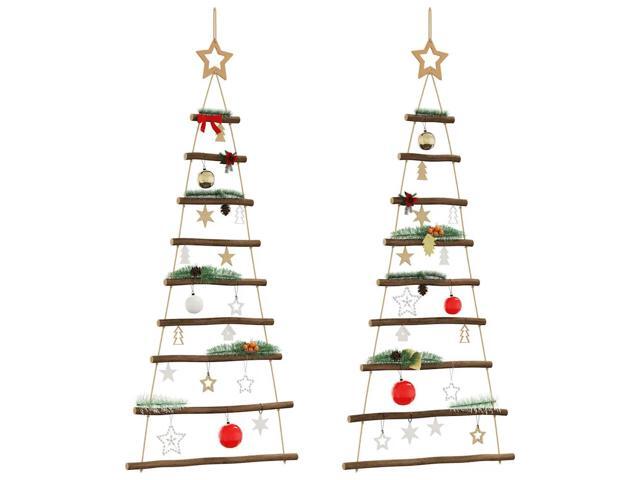 Click here for vidaXLÂ Hanging Christmas Trees with Top Stars 2 p... prices
