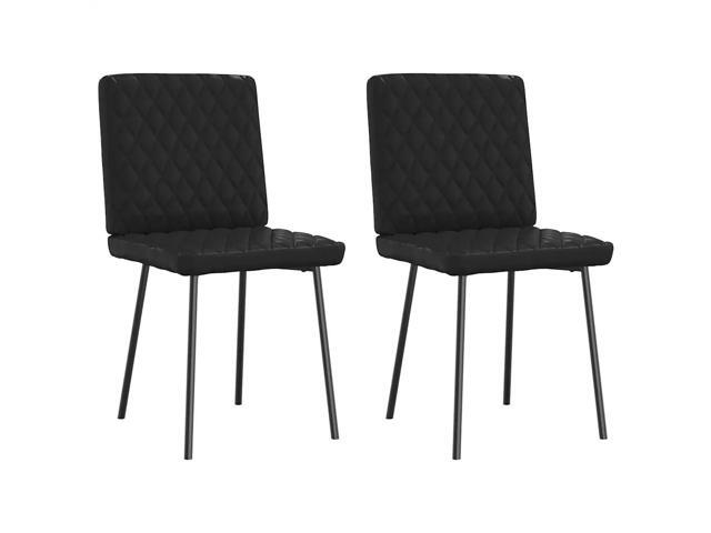Click here for vidaXL Dining Chair Set of 2 Black prices