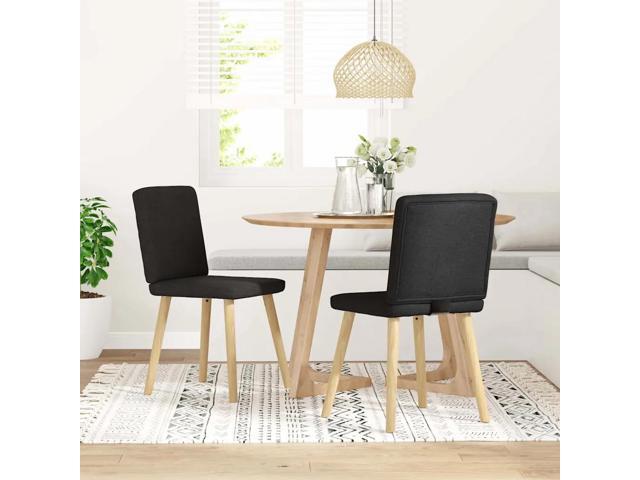 Click here for vidaXL Dining Chair Set of 2 Black prices