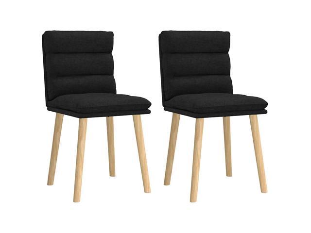 Click here for vidaXL Dining Chair Set of 2 Black prices