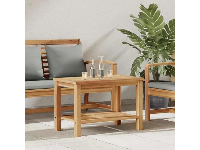 Click here for vidaXL Coffee Table Brown 70 x 40 x 45 cm Solid te... prices