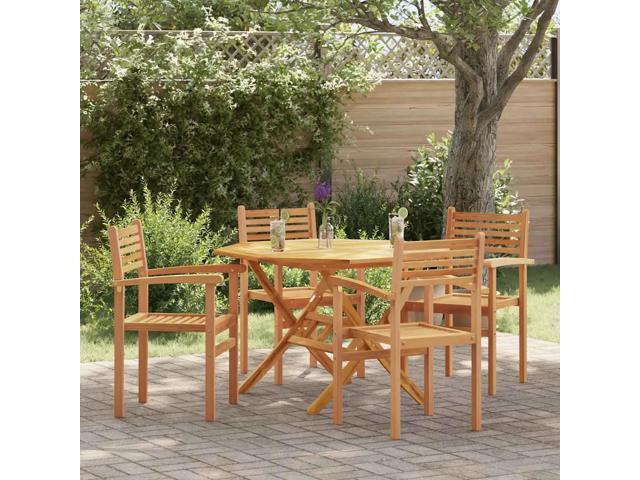 Click here for vidaXL Chair 4 pcs Brown 56 x 55 x 90.5 cm Solid T... prices