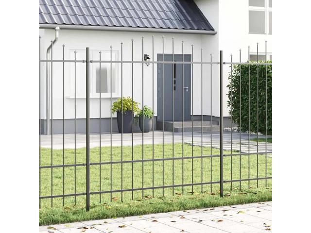 Click here for vidaXL Garden Fence Woerden Grey 66.93 x 84.65 in... prices