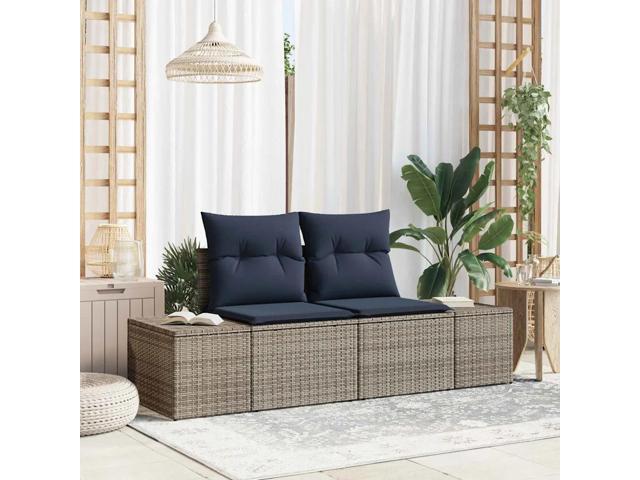 Click here for vidaXL Garden Sofa with Cushion 184 x 62 x 69 cm P... prices