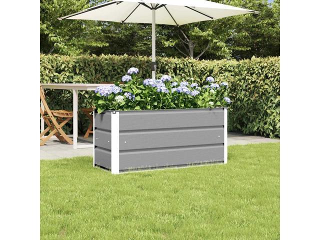 Click here for vidaXL Planter Light Grey 39.37 x 15.75 x 17.72 in... prices