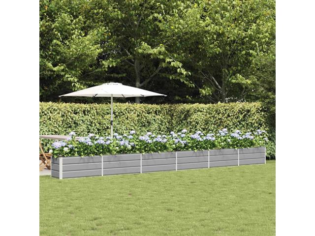 Click here for vidaXL Planter Light Grey 228.35 x 19.69 x 17.72 i... prices