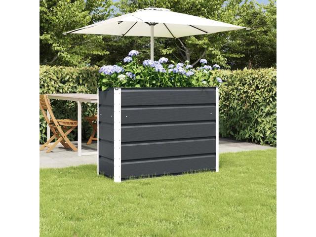 Click here for vidaXL Planter Anthracite 39.37 x 15.75 x 29.53 in... prices