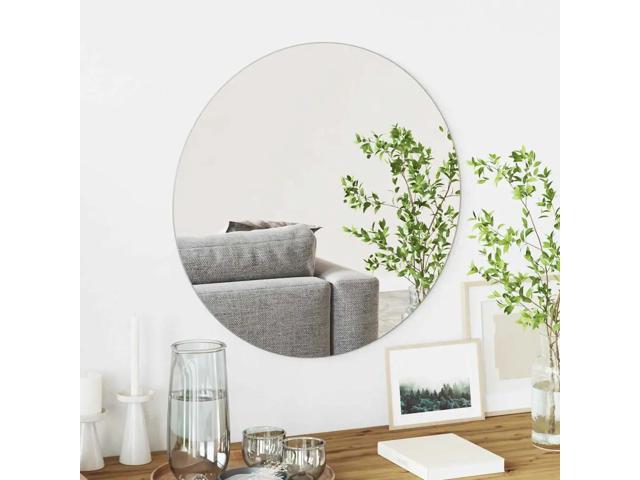 Click here for vidaXL Wall Mirror Round Ã 23.62 in Tempered Glass prices