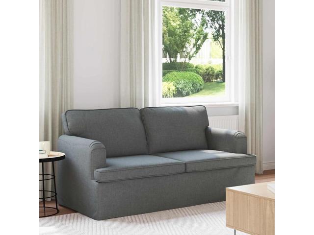 Click here for vidaXL Sofa Dark Grey 142 x 80 x 85 cm Fabric prices