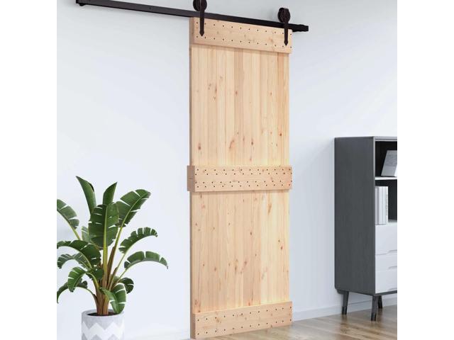 Click here for vidaXL Door NARVIK Natural 39.37 x 82.68 in Solid... prices