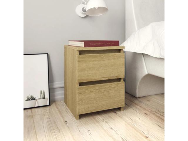 Click here for vidaXL Bedside Cabinet Sonoma Oak Engineered Wood... prices