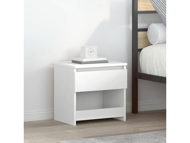 Click here for vidaXL Bedside Cabinet White Engineered wood prices