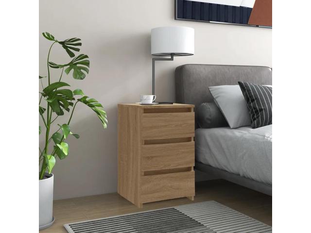 Click here for vidaXL Bed Cabinet Sonoma oak Engineered wood Bed... prices
