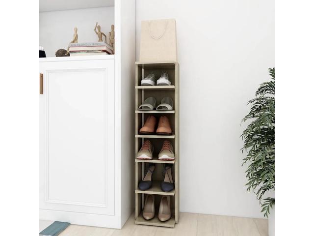 Click here for vidaXL Shoe Cabinet Sonoma oak Engineered wood Com... prices