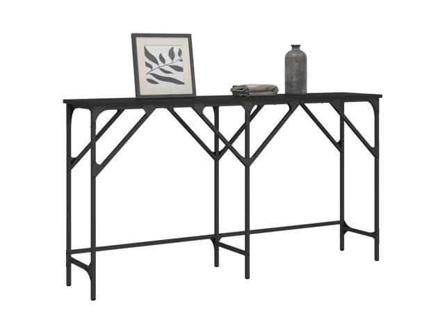 Click here for vidaXL Console Table Black Engineered wood 55.1 x... prices