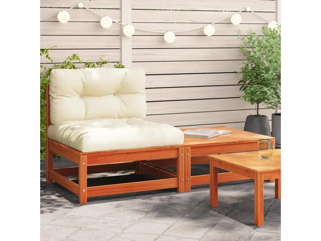Click here for vidaXL Garden Sofa Wax brown Solid pine wood Mediu... prices