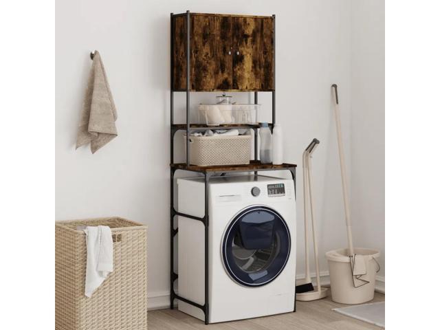 Click here for vidaXL Washing Machine Cabinet Smoked Oak 26.8x19.... prices