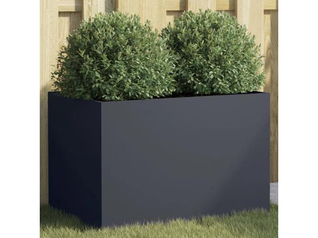 Click here for vidaXL Planter Anthracite Cold-rolled steel 24.4 x... prices