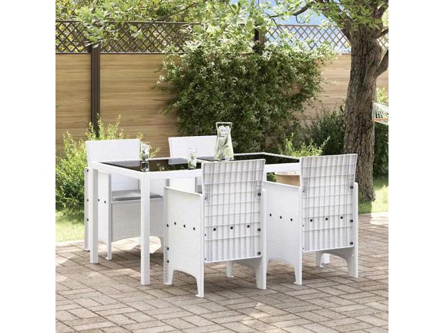 Click here for vidaXL Garden Chair 4 pcs White 20.87 x 19.29 x 33... prices