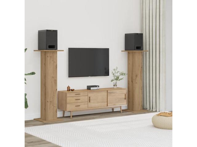 Click here for vidaXL Speaker Stands 2 pcs Artisian Oak 11.8x11.8... prices