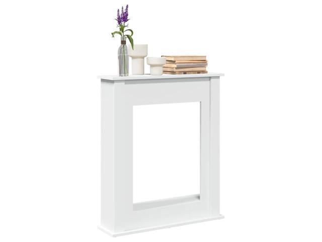 Click here for vidaXL Fireplace Surround White 29.5x7.9x34.4 Engi... prices