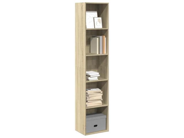 Click here for vidaXL Bookcase Sonoma oak Engineered wood Tall Bo... prices