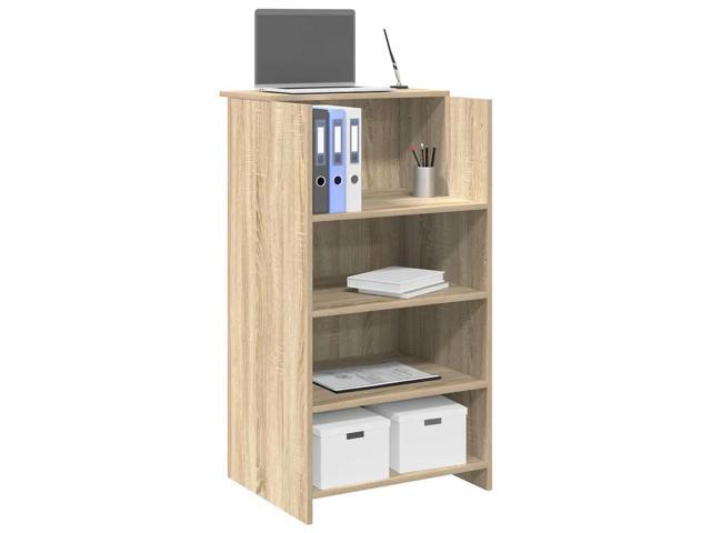 Click here for vidaXL Reception Desk Sonoma oak Engineered wood M... prices