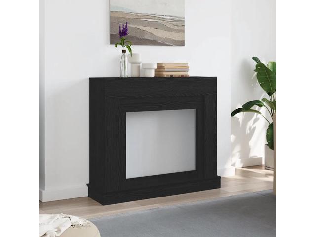 Click here for vidaXL Fireplace Surround Black Oak 39.4x11.8x34.4... prices