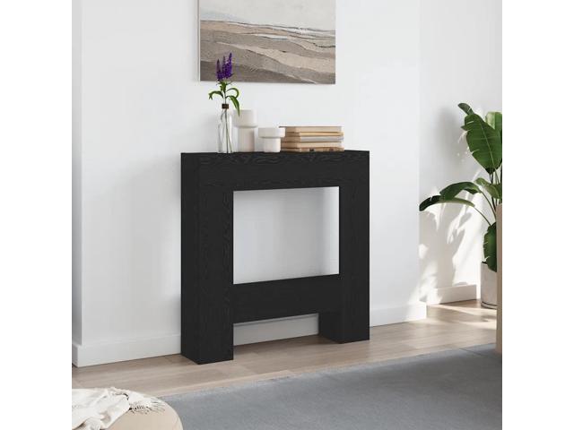 Click here for vidaXL Fireplace Surround Black Oak 31.9x7.1x32.3... prices