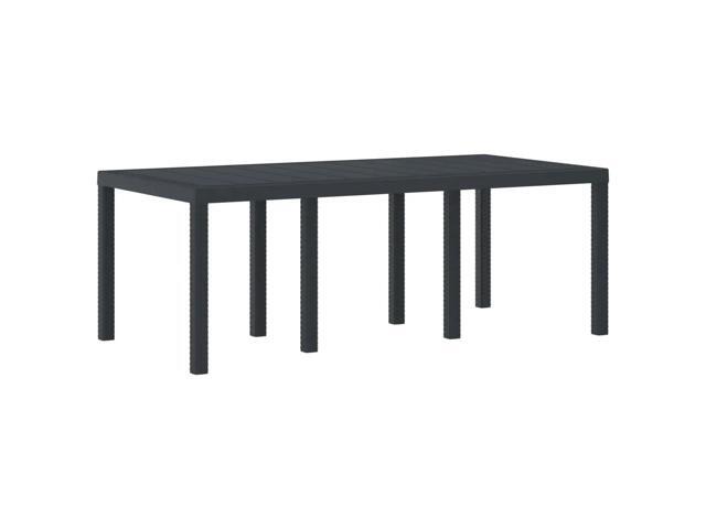 Click here for vidaXL Garden Table Anthracite 78.74 x 39.37 x 28.... prices