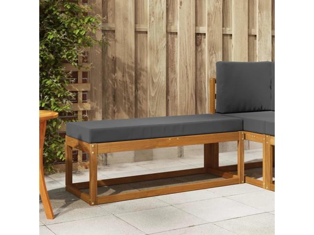 Click here for vidaXL Outdoor Stoolbench Natural and Anthracite S... prices