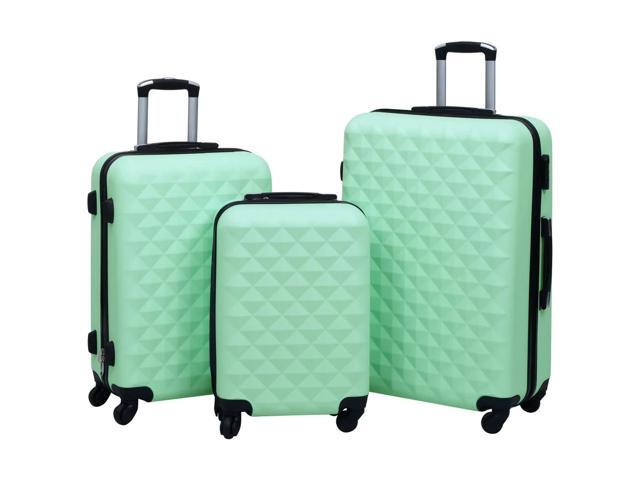 Click here for vidaXL Hardcase Trolley Set 3 pcs Mint ABS prices