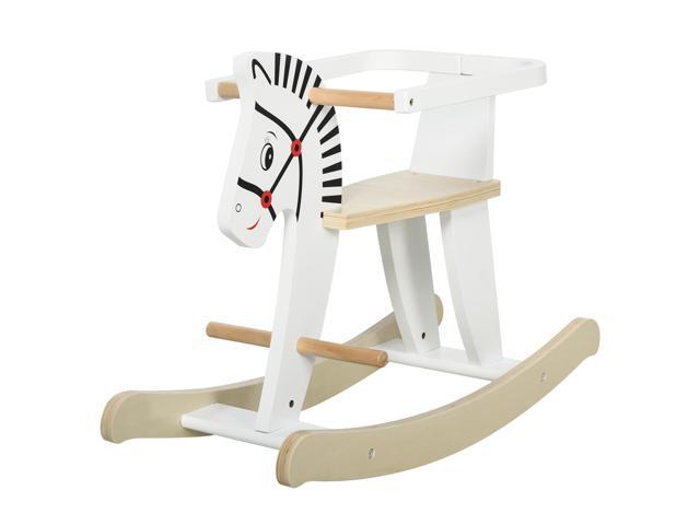 Click here for AosomQaba Wooden Rocking Horse Toddler Baby Ride-o... prices